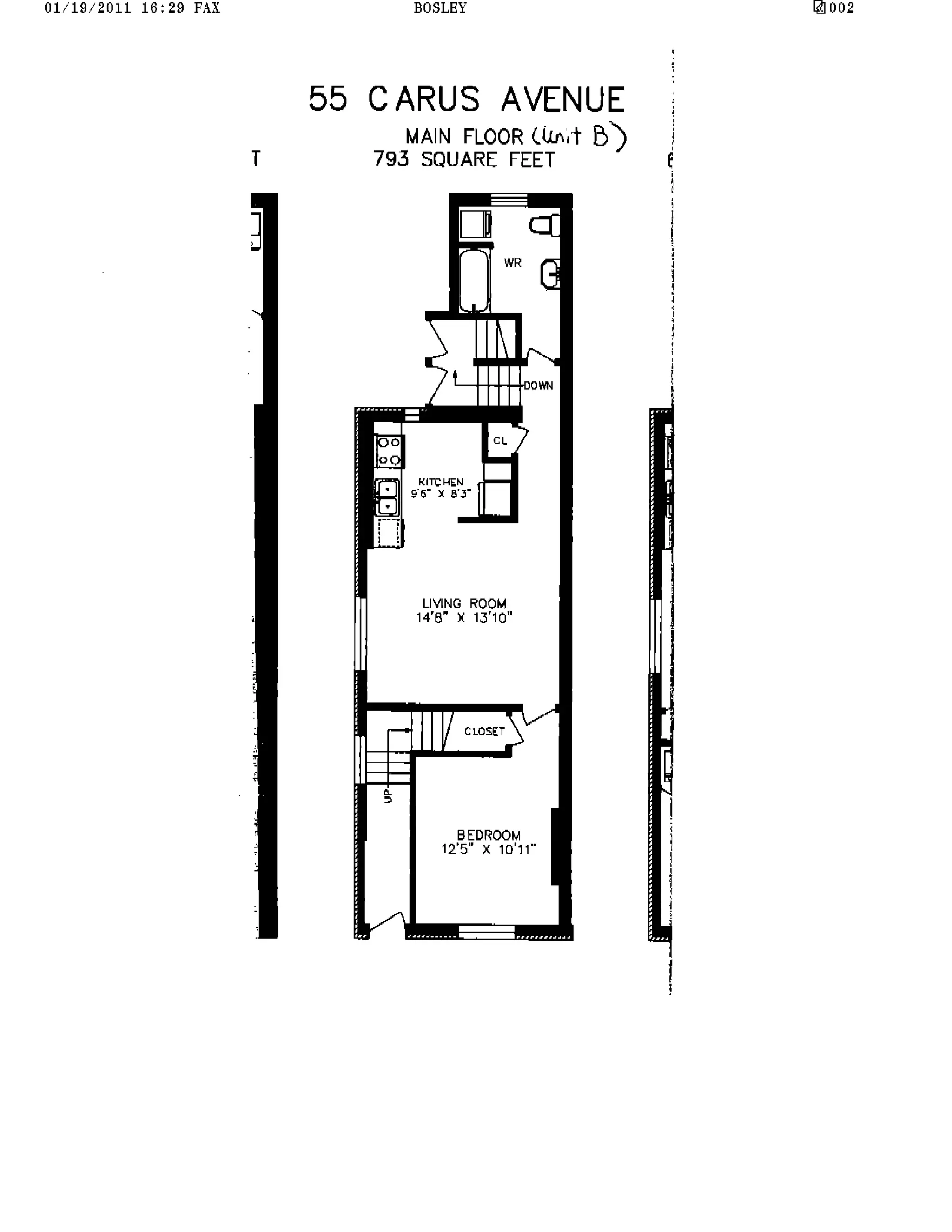 55 Carus Avenue B, Toronto Floor Plan | PDF