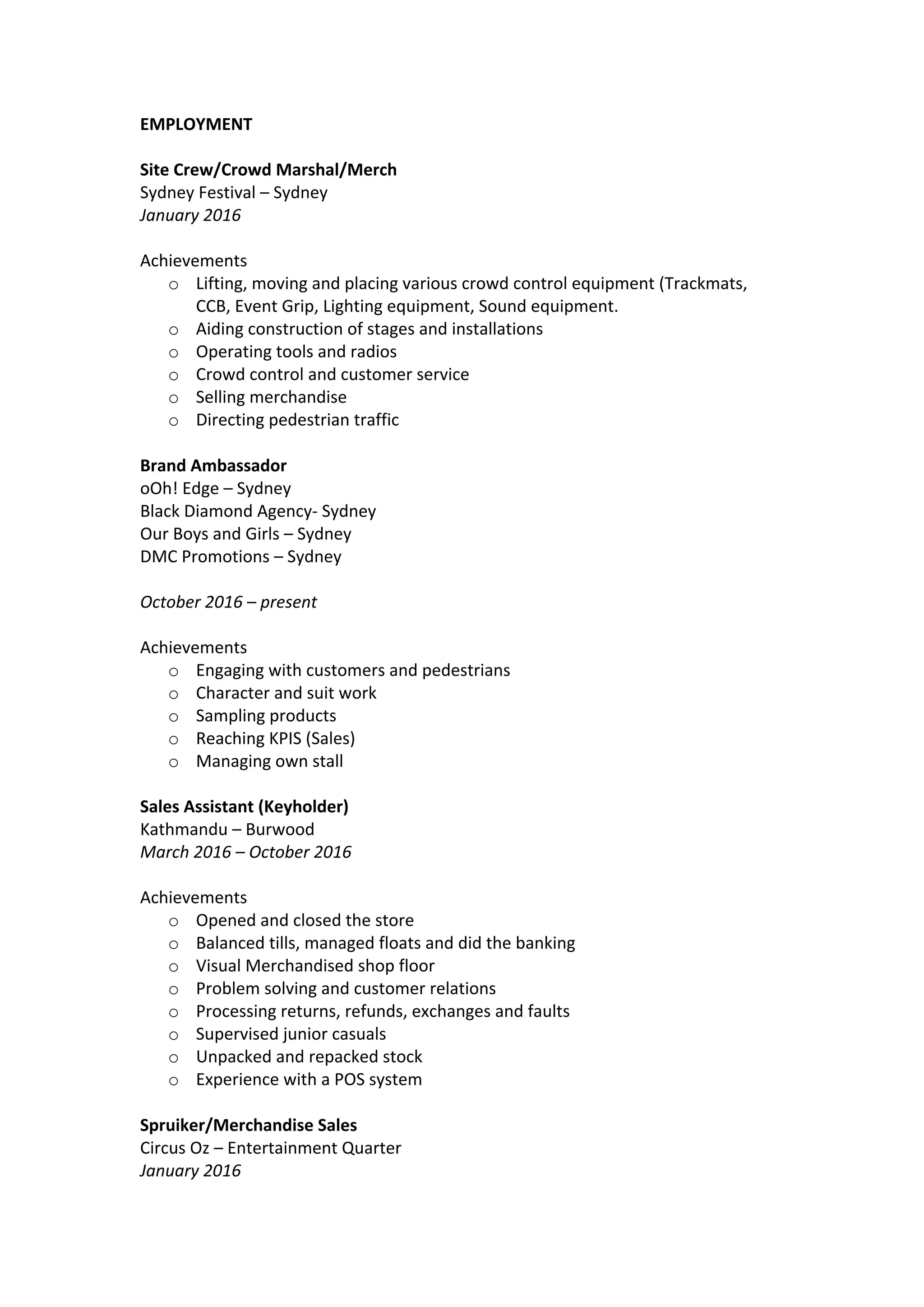 Tom Matthews CV | PDF