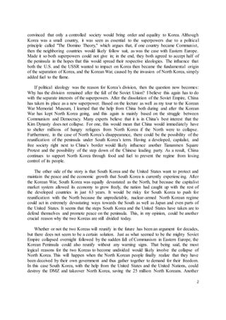 Essay 5 The Korean War, 1950-53 | DOCX