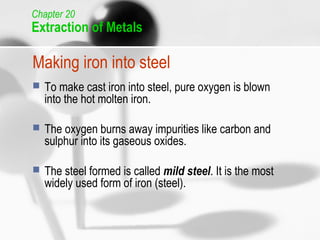 C20 extraction of metals | PPT