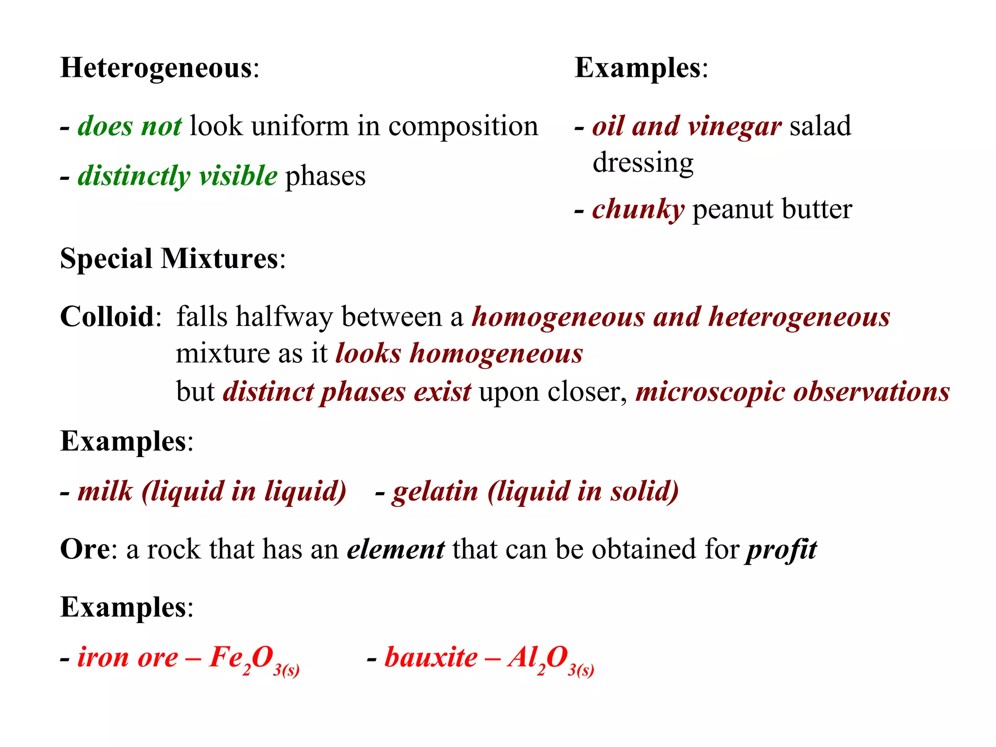 C20 Unit 1 2 Classification Of Matter | PPT