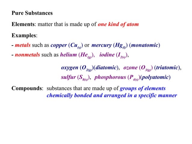 C20 Unit 1 2 Classification Of Matter | PPT