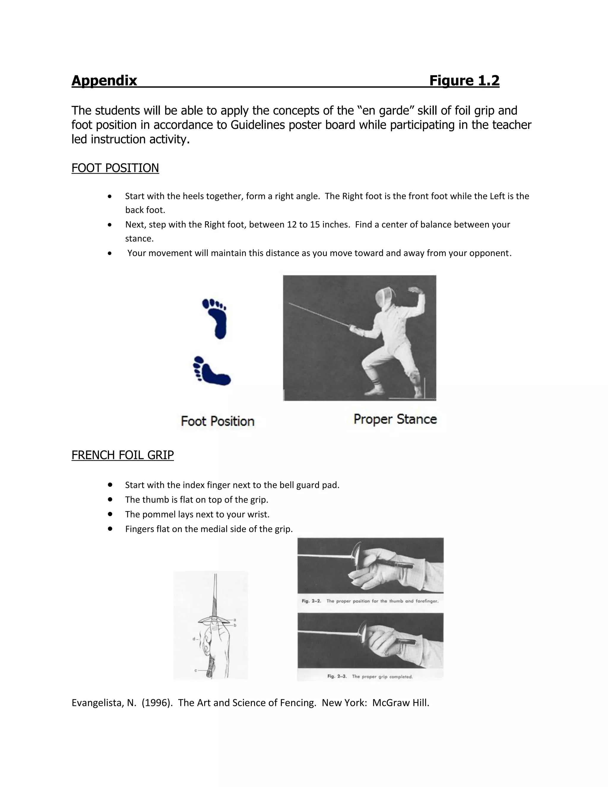 Fencing Lesson Plan-JYoung-002 | PDF