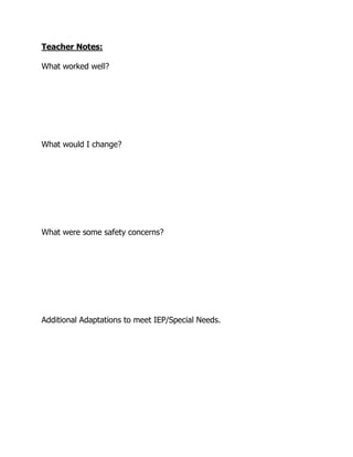 Fencing Lesson Plan-JYoung-002 | PDF | Track and Field | Sports