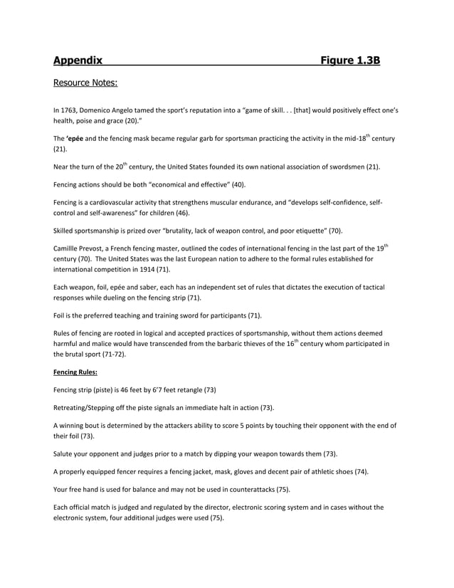 Fencing Lesson Plan-JYoung-002 | PDF | Track and Field | Sports