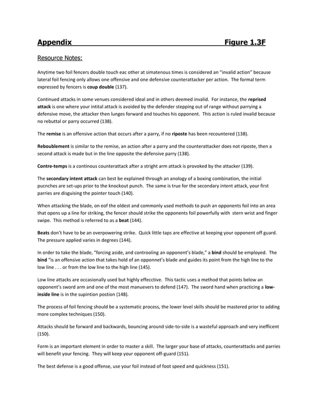 Fencing Lesson Plan-JYoung-002 | PDF