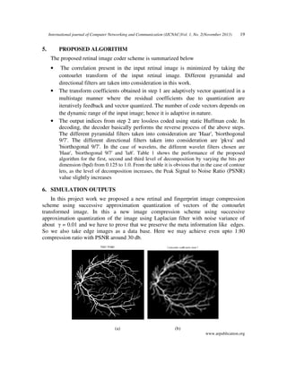 EFFICIENT IMAGE COMPRESSION USING LAPLACIAN PYRAMIDAL FILTERS FOR EDGE IMAGES | PDF