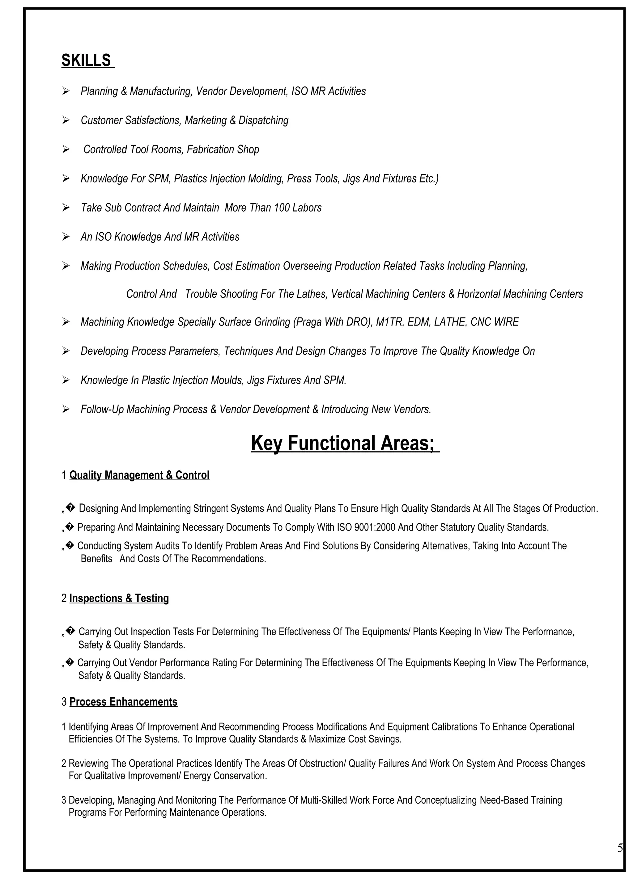 CHRISTIN RESUME BLR | DOC | Woodworking | Arts and Crafts