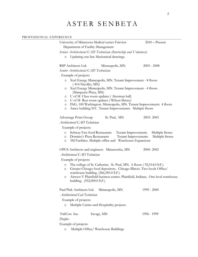 Aster-Resume | PDF