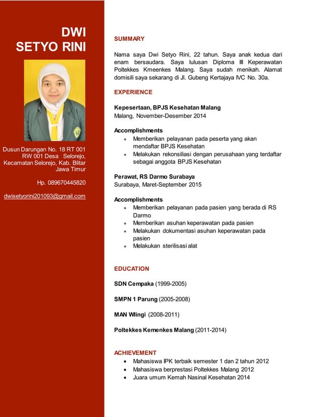 Resume Dwi Setyo Rini | PDF