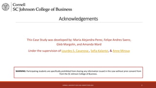 Cornell'21 Case, Final Round | PDF
