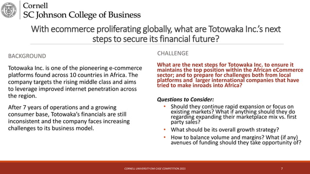 Cornell'21 Case, Final Round | PPT