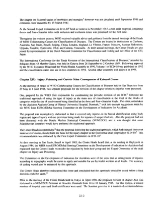 The ICD-IO Classifications of Injuries and External Causes | PDF