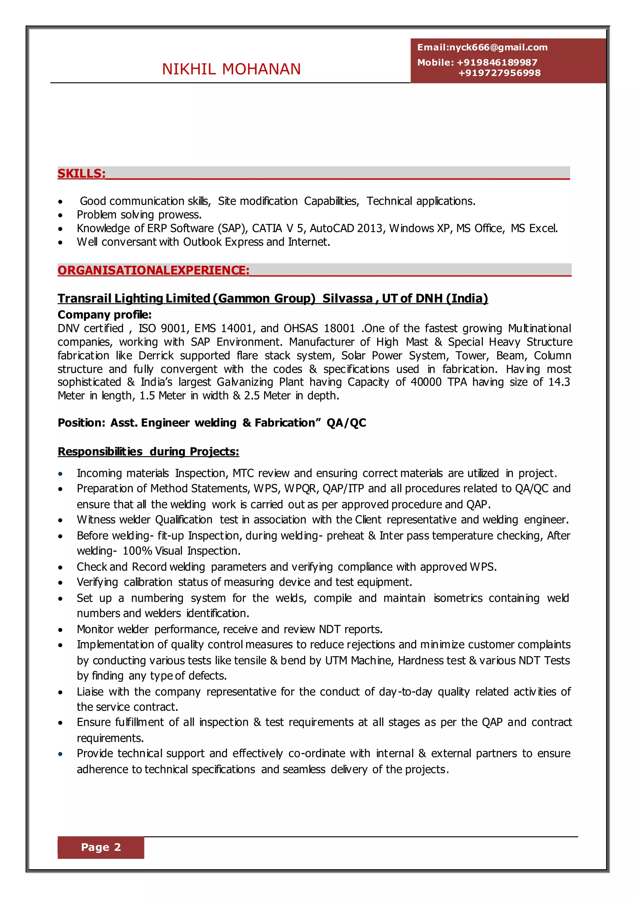 NIKHIL RESUME | DOCX