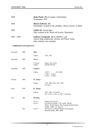 Bewerbung Linked In Version | DOCX | Careers