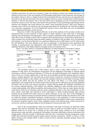 Online Learning Readiness of Secondary School Teachers towards Flexible ...