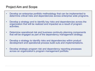 Enterprise PMO Dependency and Risk Management | PDF | Business ...