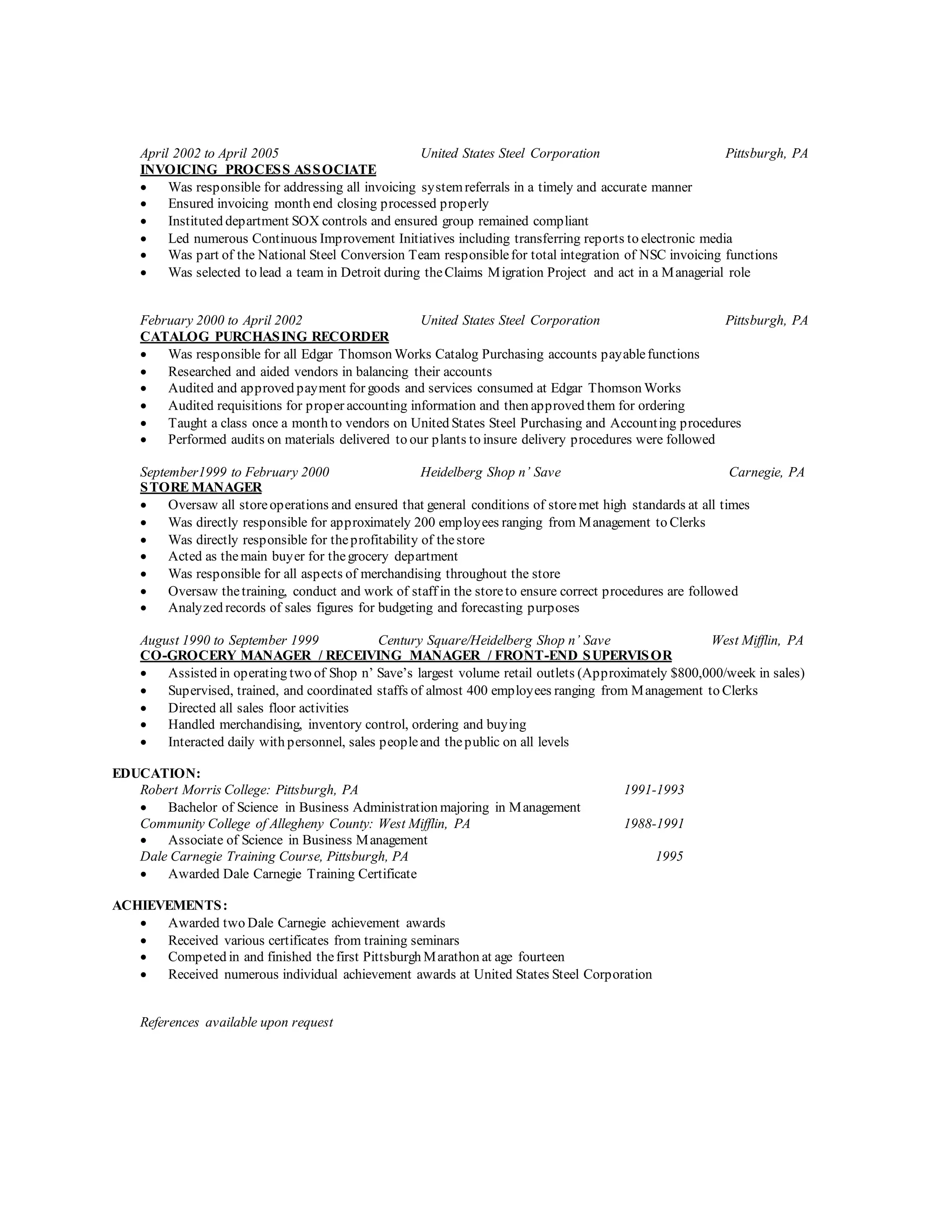 J Dorsey Resume 08.27.15
