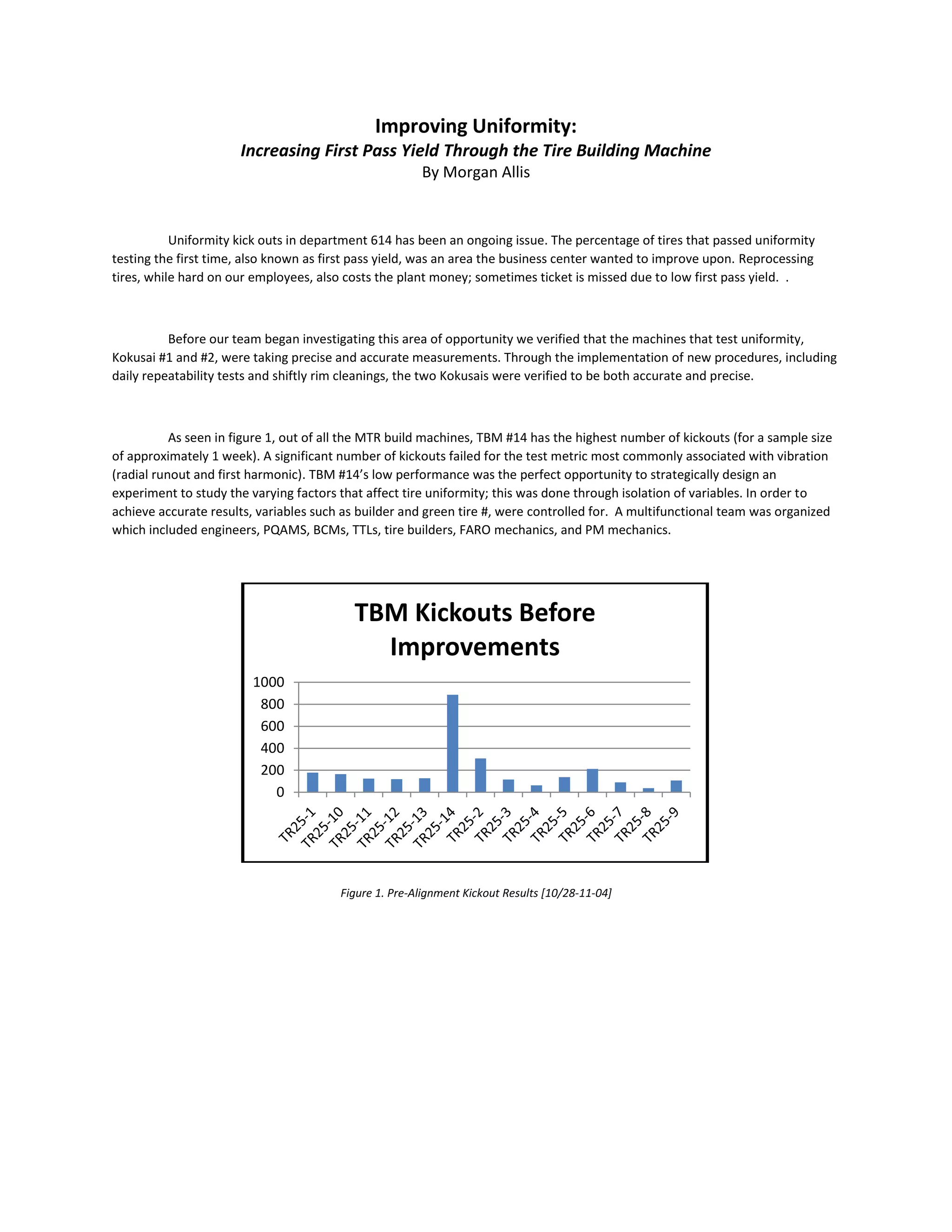 Improving Uniformity at the Tire Building Machine | PDF