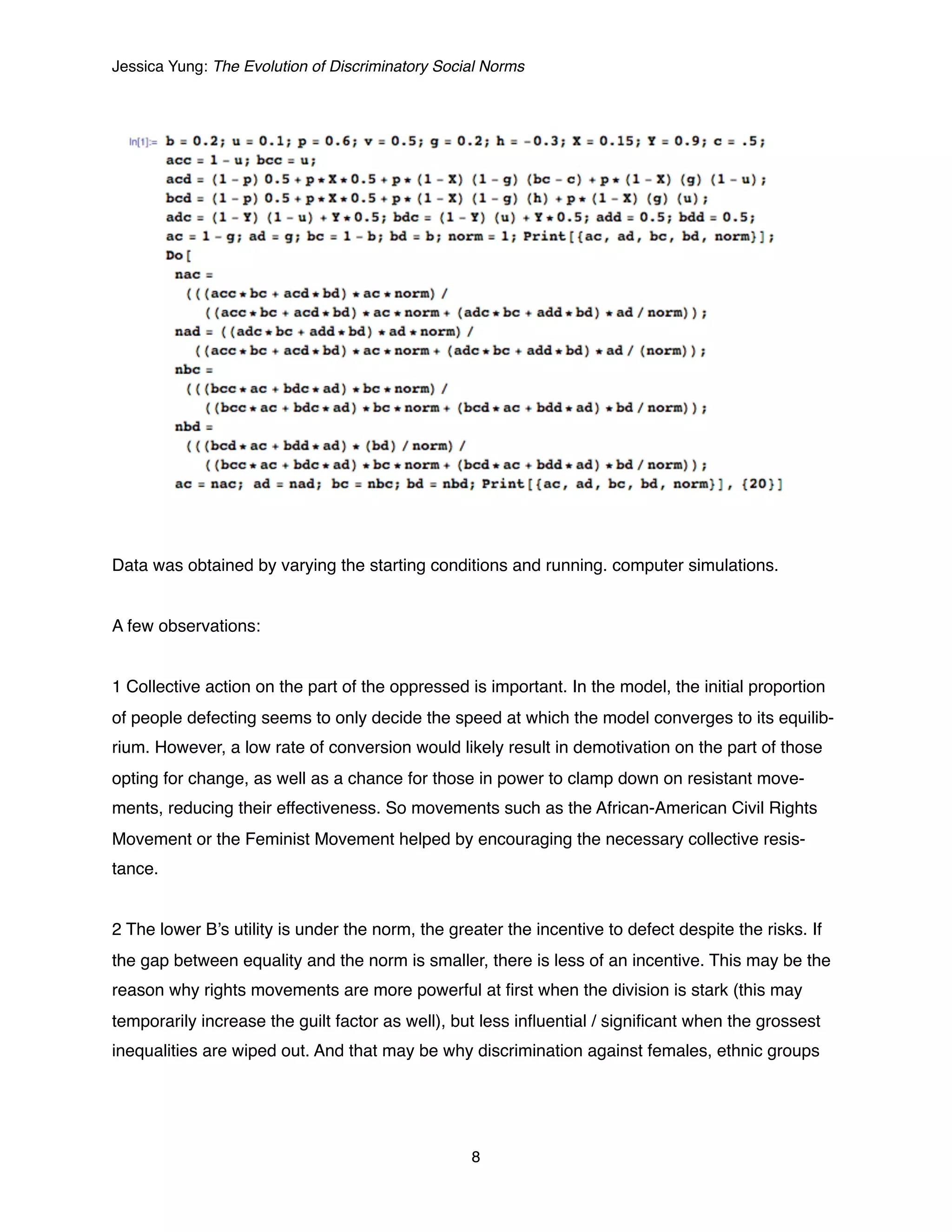 Evolution of Social Norms Jessica Yung | PDF