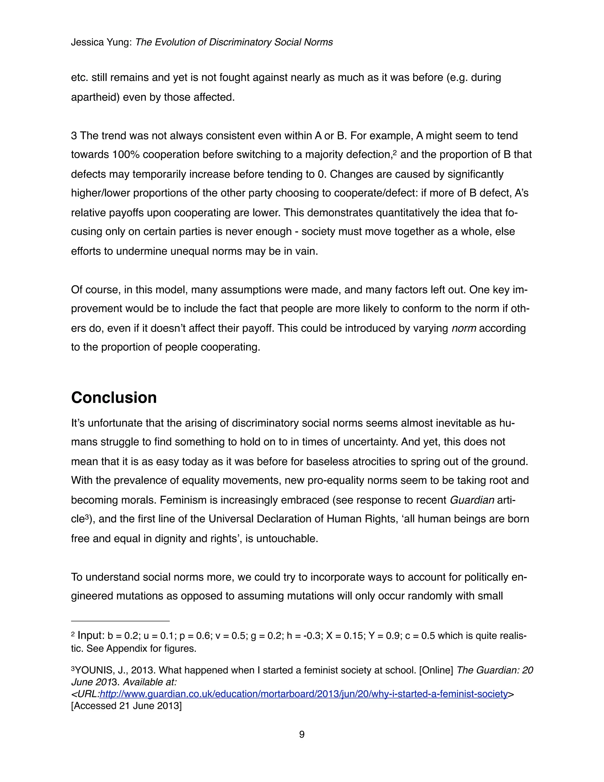 Evolution of Social Norms Jessica Yung | PDF