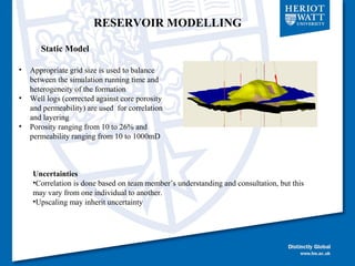 Team M Reservoir simulation-an extract from original ppt | PPT