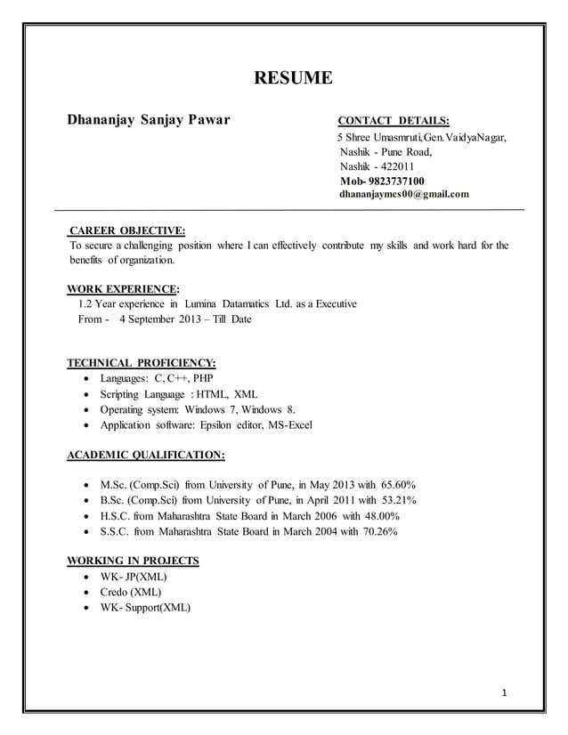 Resume_01 | DOCX