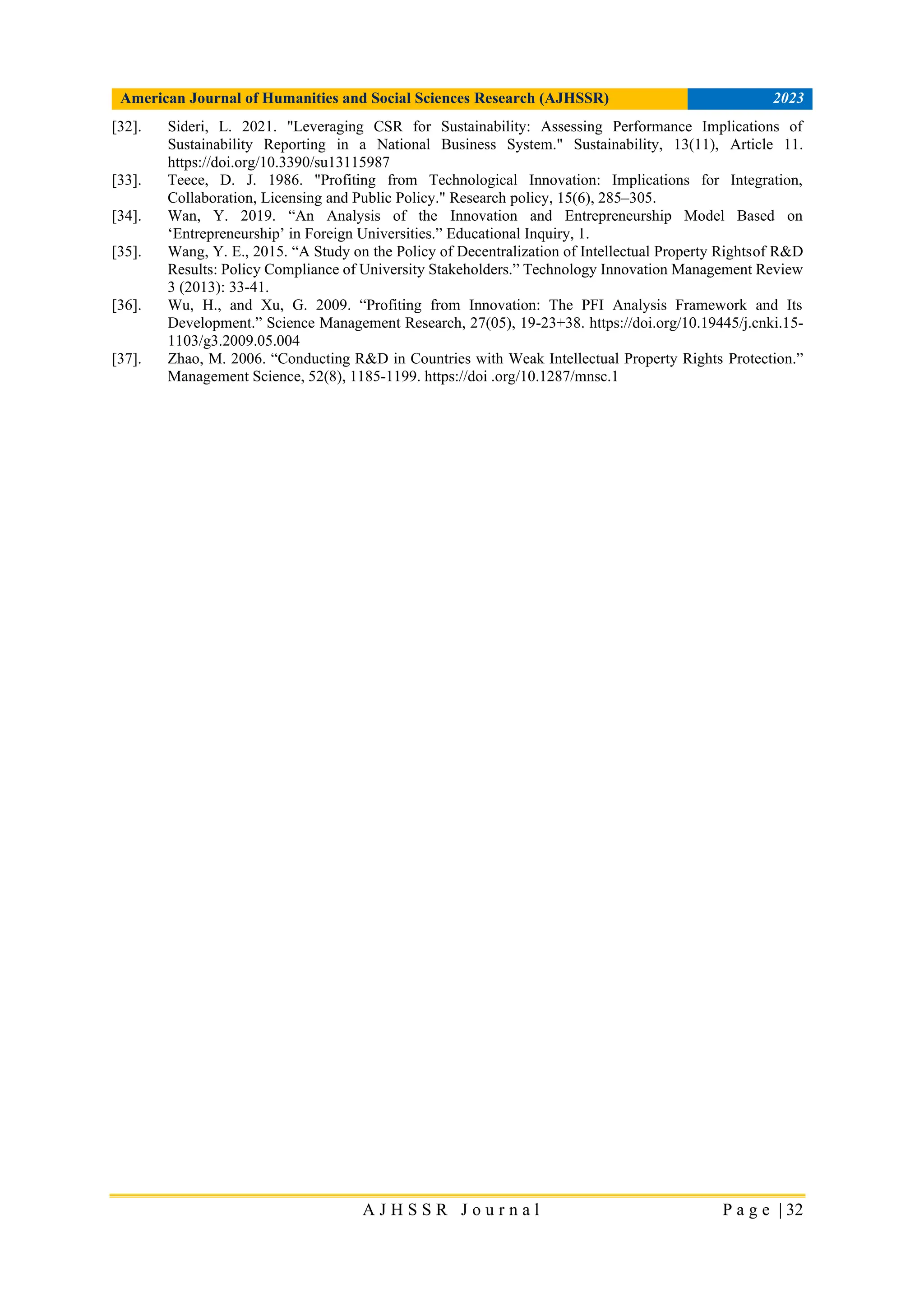 Bridging the Gap: Intellectual Property Rights and Sustainable ...