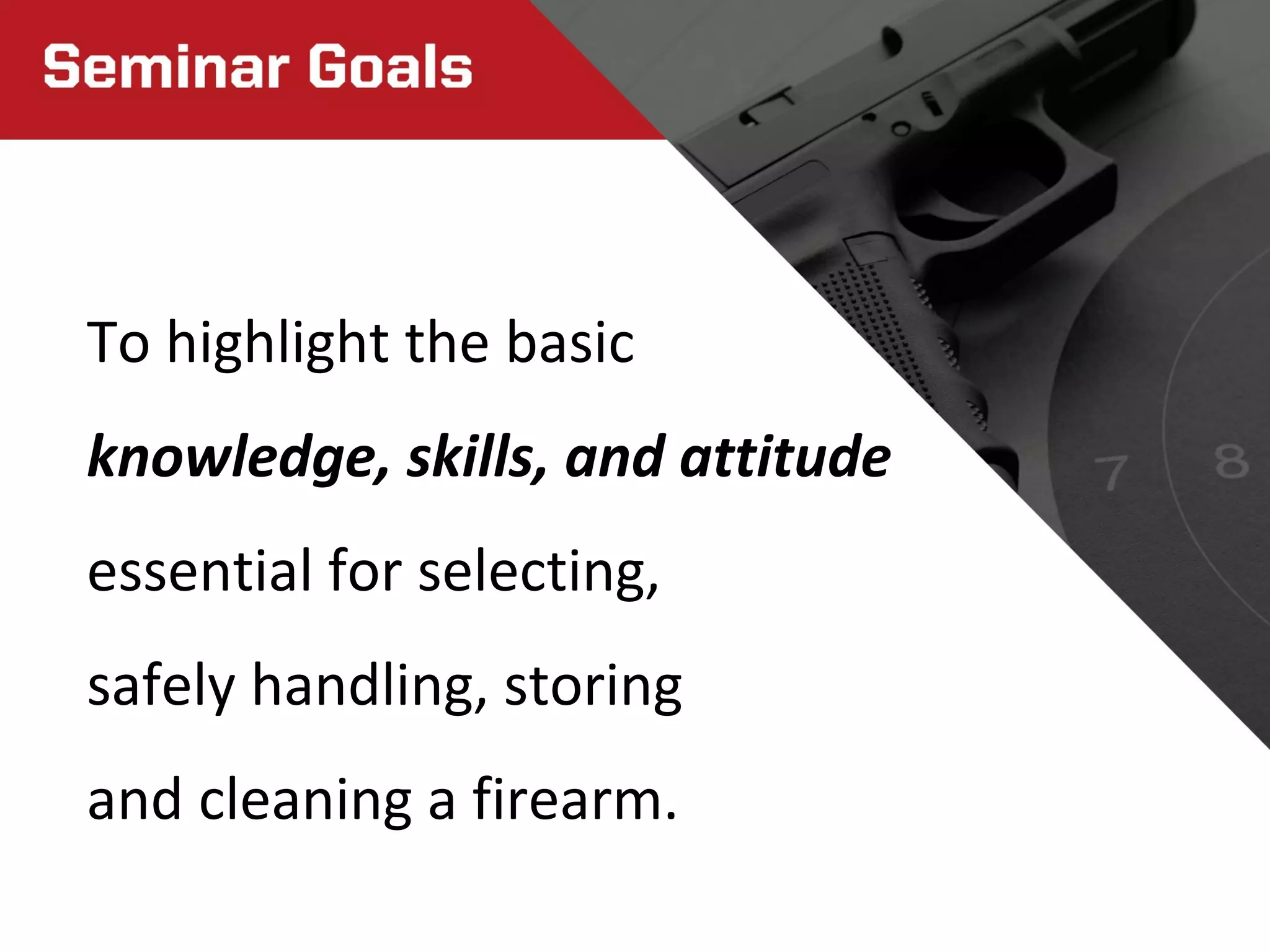 GunSafetySeminarPowerPointPresentation | PPT