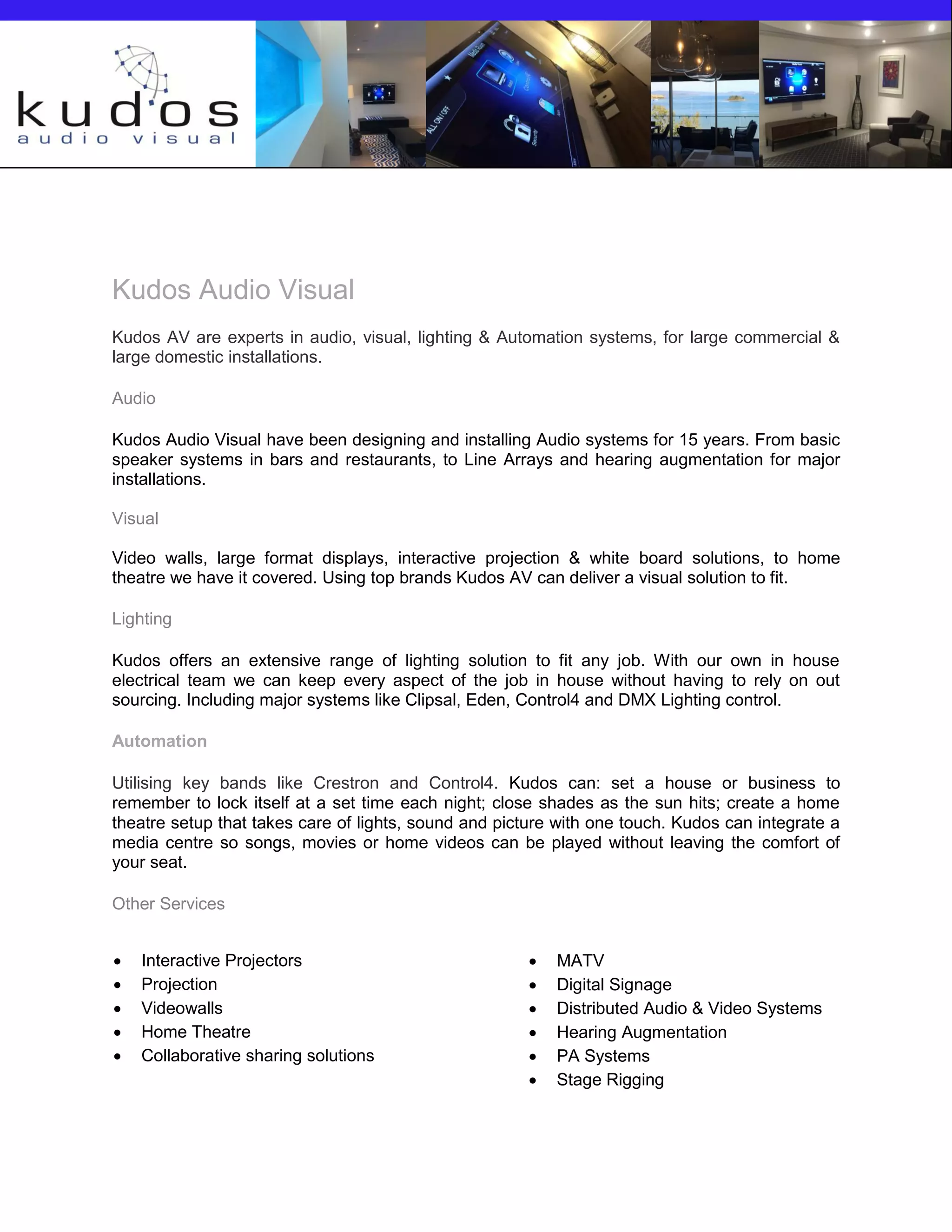 Company Profile Kudos_V7.3 | PDF
