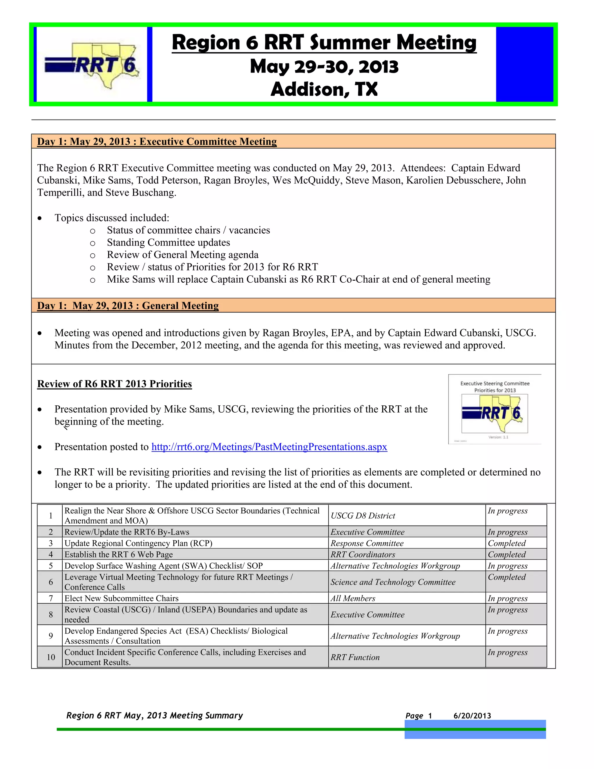 rrt_semi_annual_meeting_summary_2013_may | PDF