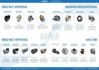 Axair Fans - Range Brochure 2015 | PDF