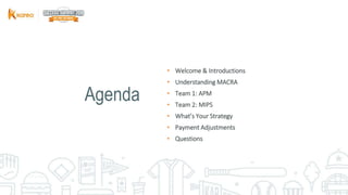 Regulatory Outlook: Knock MACRA Out of the Park | PPT