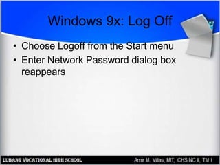 Using a Windows Network | PPT
