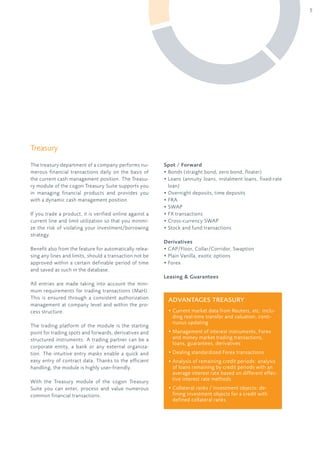 cogon-Treasury-Suite-CTS-EN | PDF