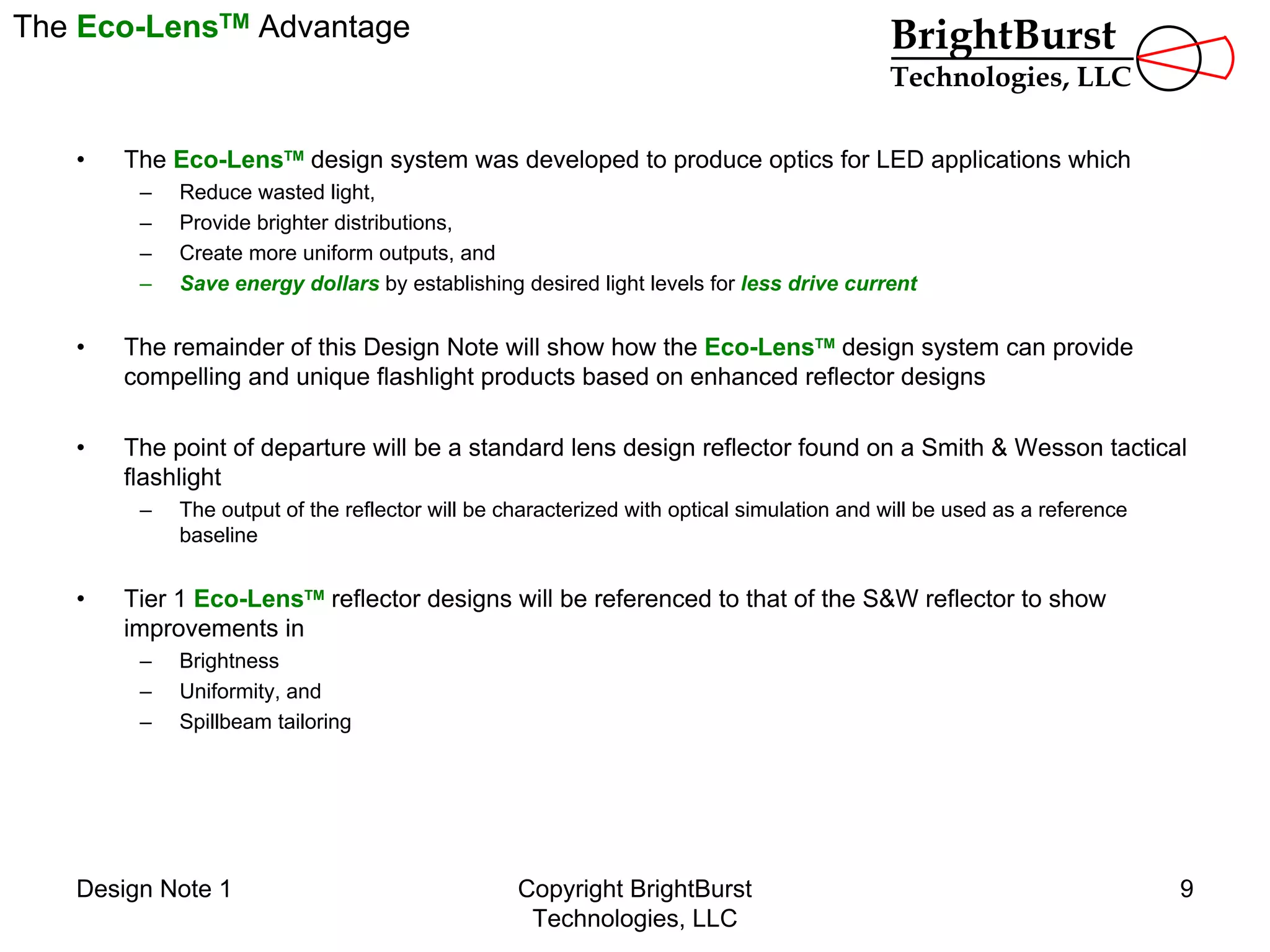 DESIGN NOTE 1 - REFLECTOR FLASHLIGHTS | PDF