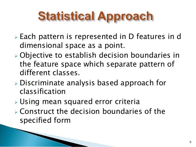 Statistical Pattern recognition(1) Statistical Pattern recognition(1)