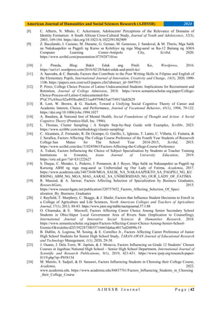 Mga Batayan sa Pagpili ng Asignaturang Medyor ng mga Magaaral ng ...