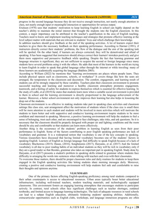 Exploring the English-speaking Skills of Grade 5 Learners | PDF