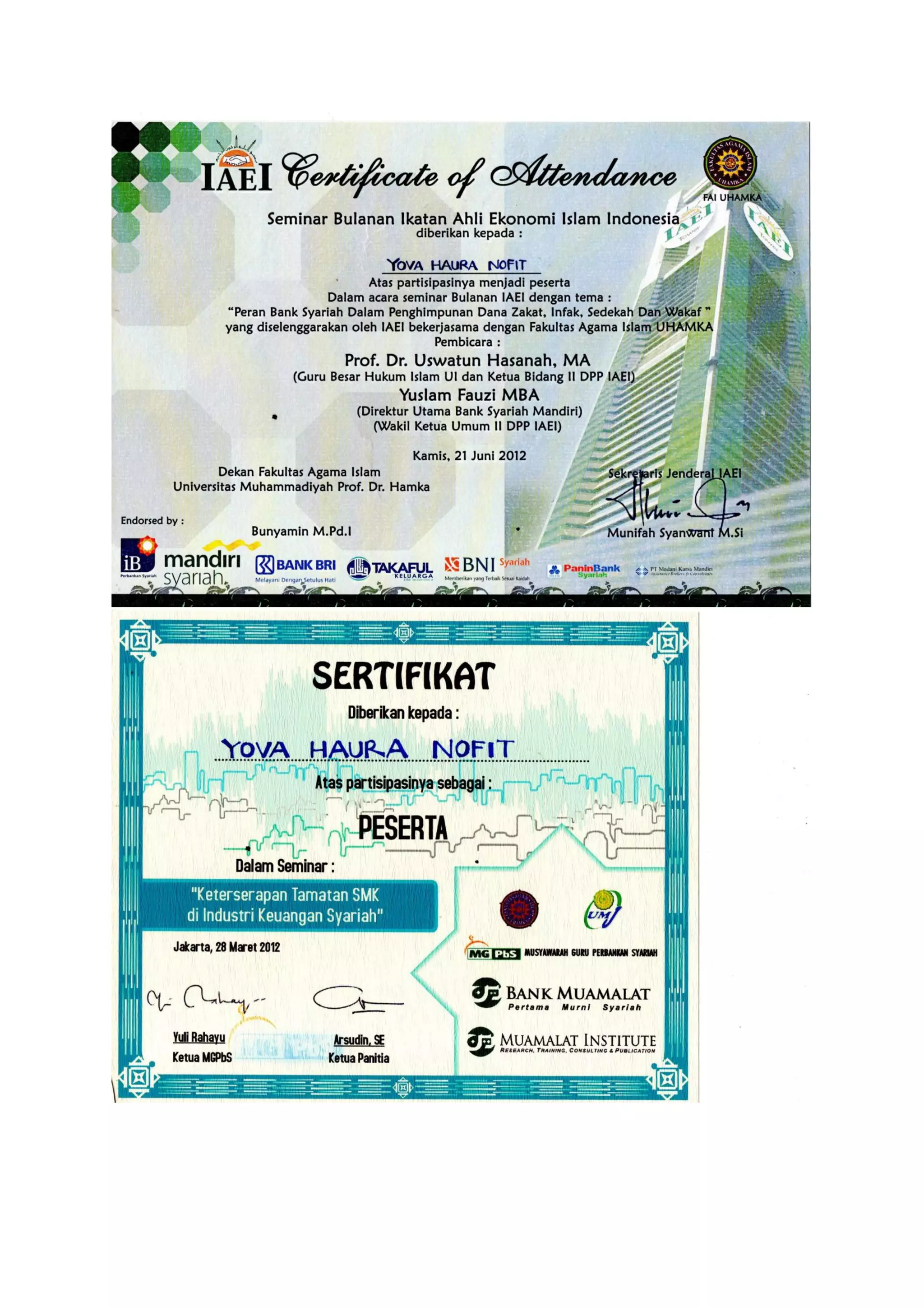 PDF Sertifikat | PDF