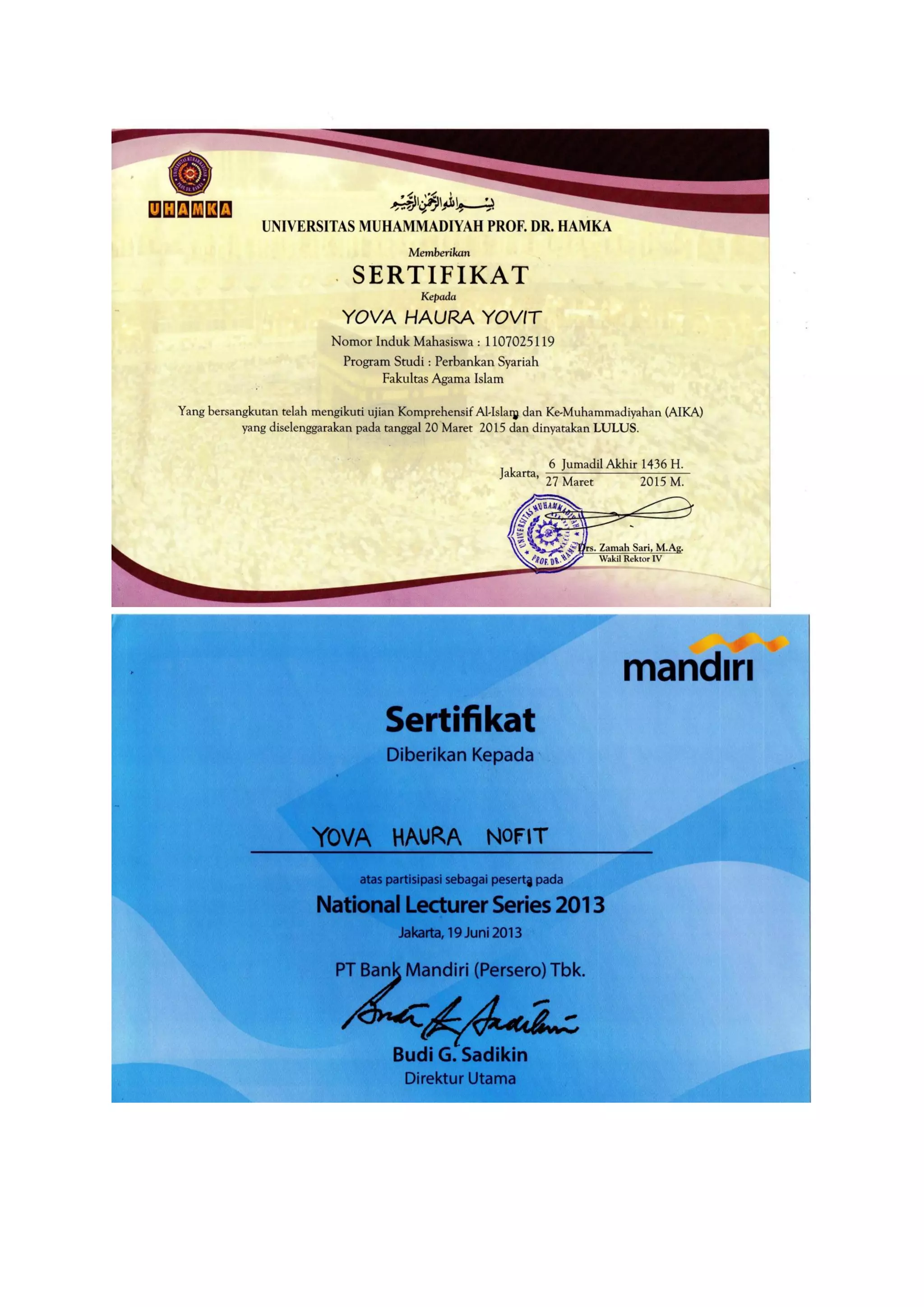 PDF Sertifikat | PDF