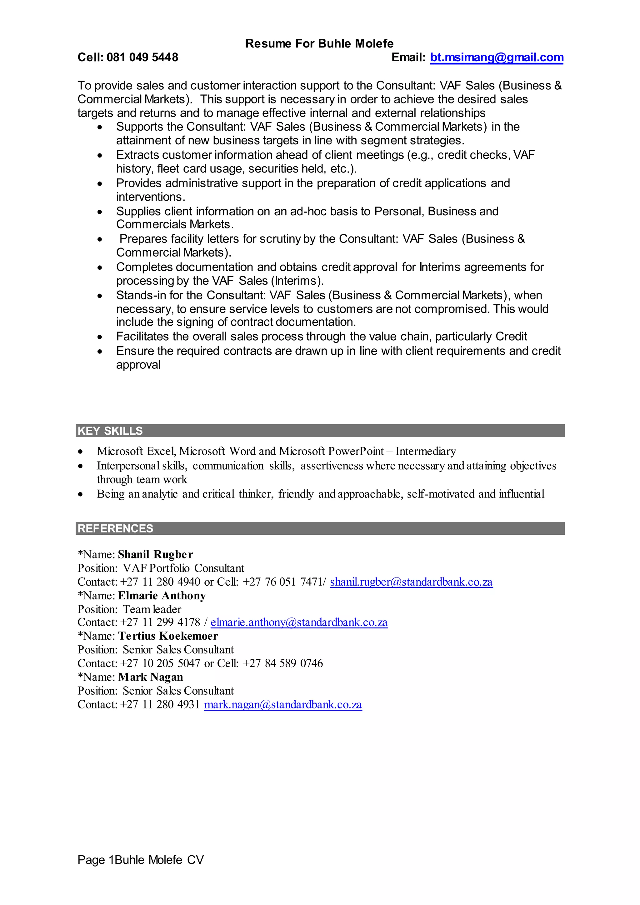 BUHLE CV | DOCX