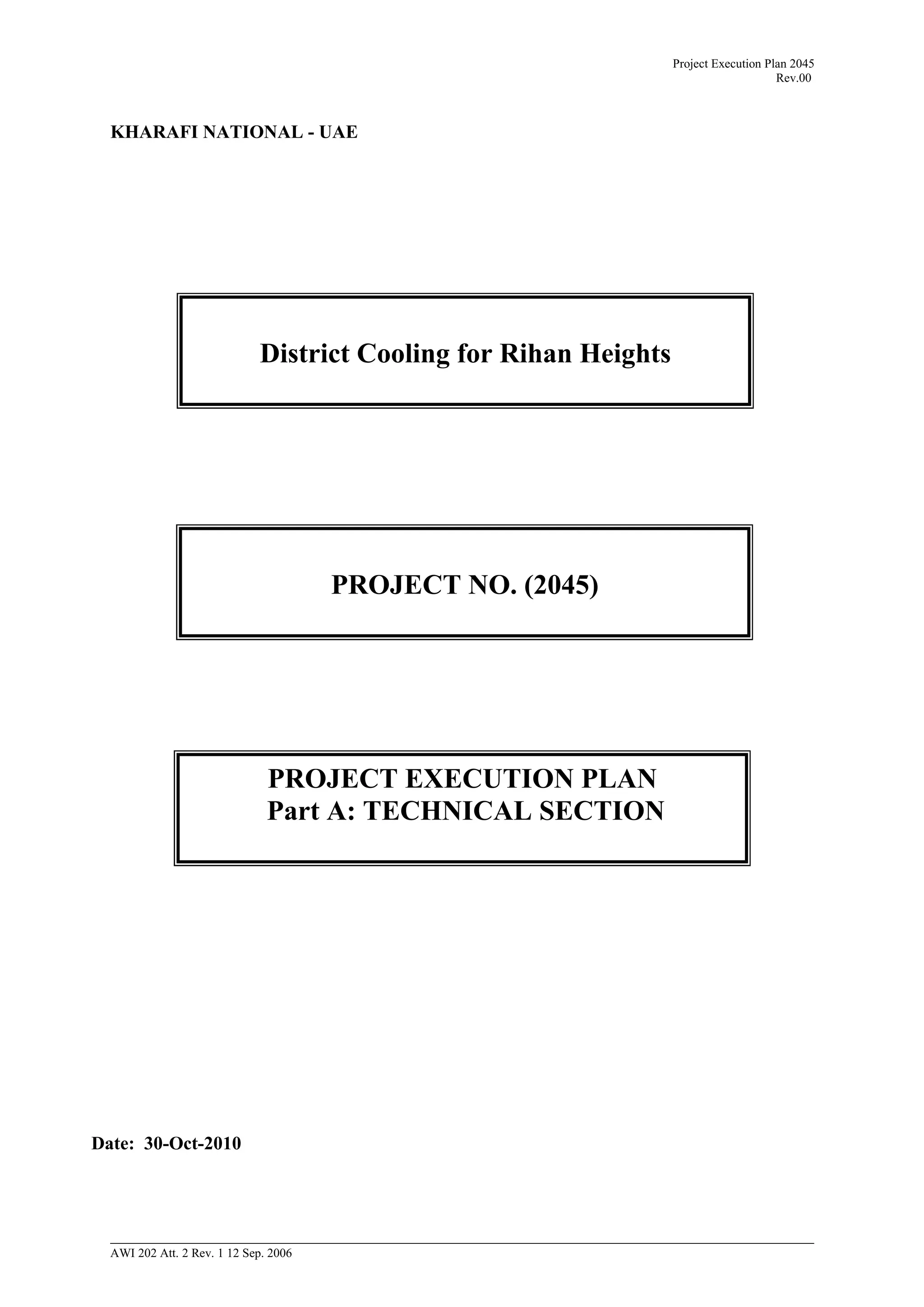 Rihan Height Project Execution Plan-Rev00 | PDF