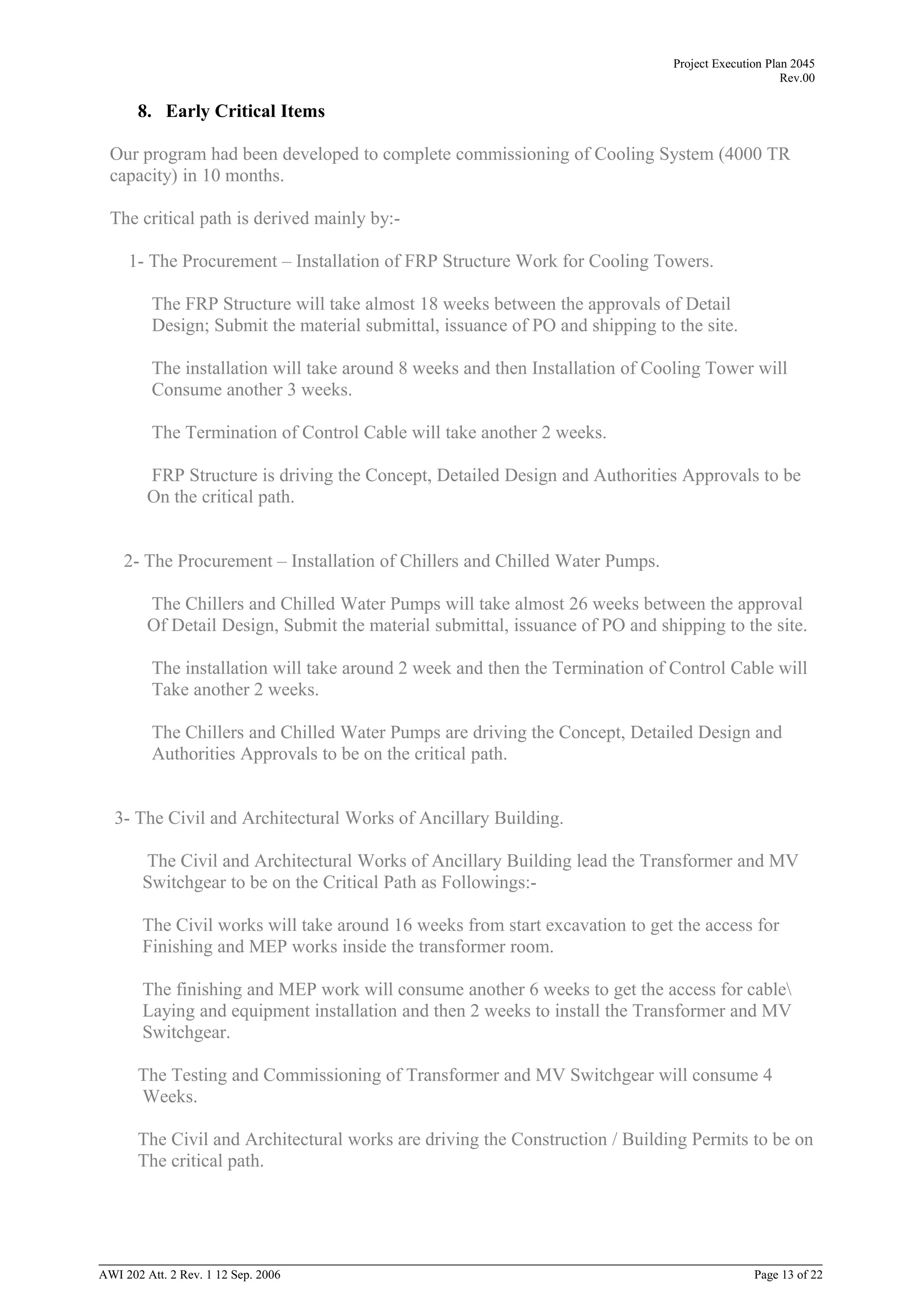 Rihan Height Project Execution Plan-Rev00 | DOC