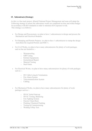 Rihan Height Project Execution Plan-Rev00 | DOC