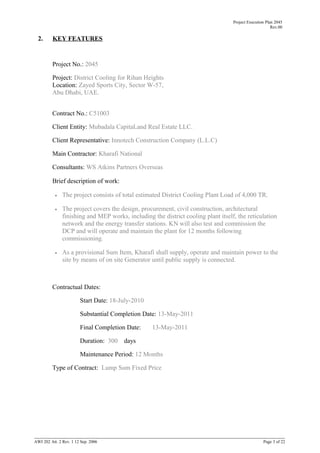 Rihan Height Project Execution Plan-Rev00 | DOC