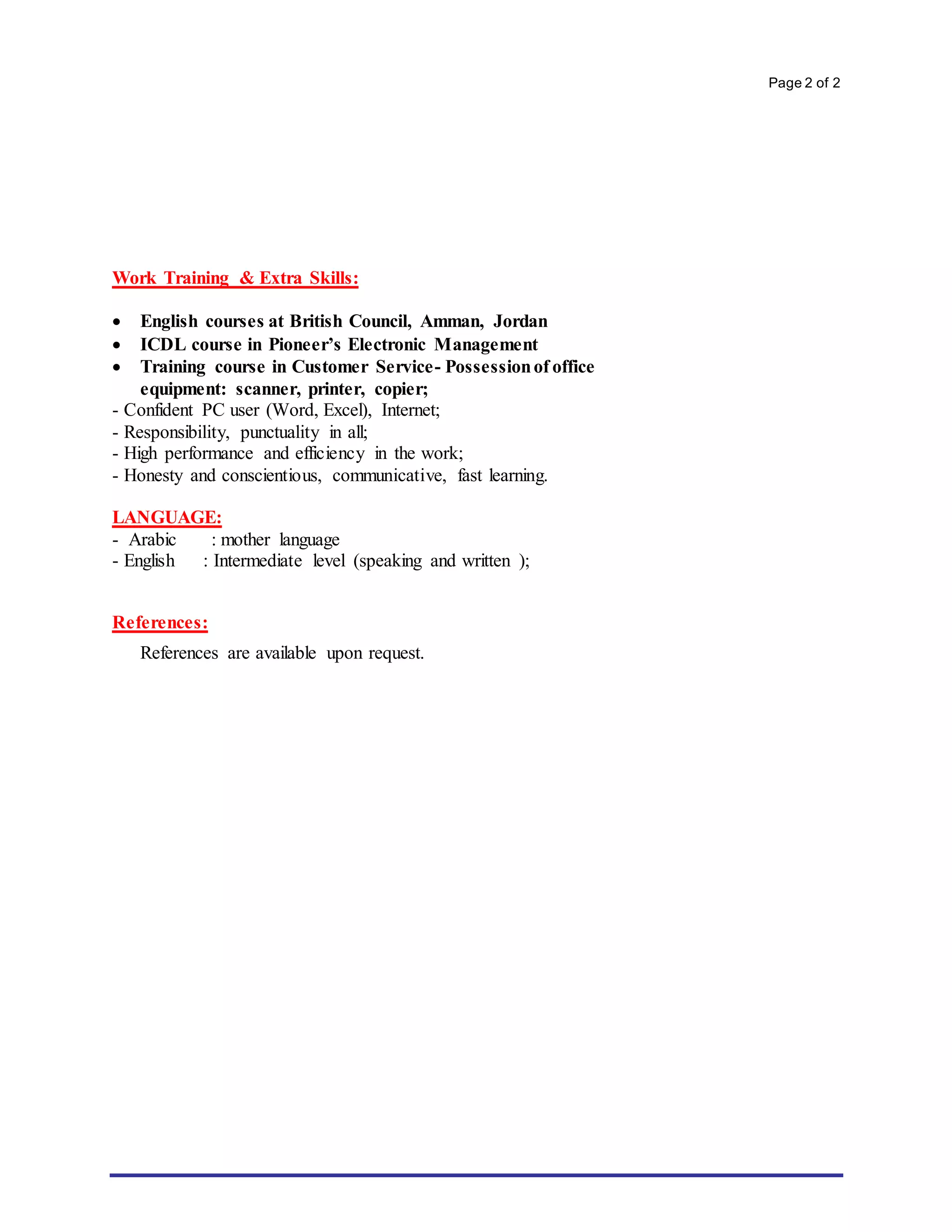 Israa CV | DOCX