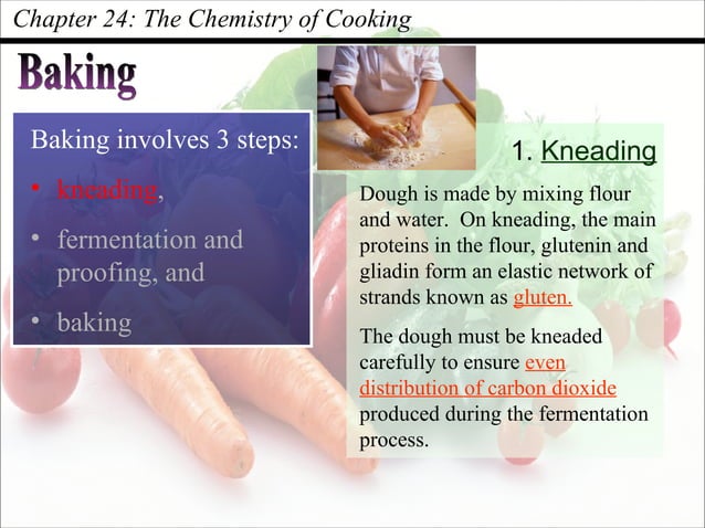 C24 the chemistry of cooking | PPS | Chemistry | Science