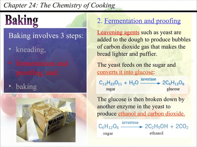 C24 the chemistry of cooking | PPS | Chemistry | Science