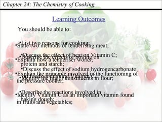 C24 the chemistry of cooking | PPS